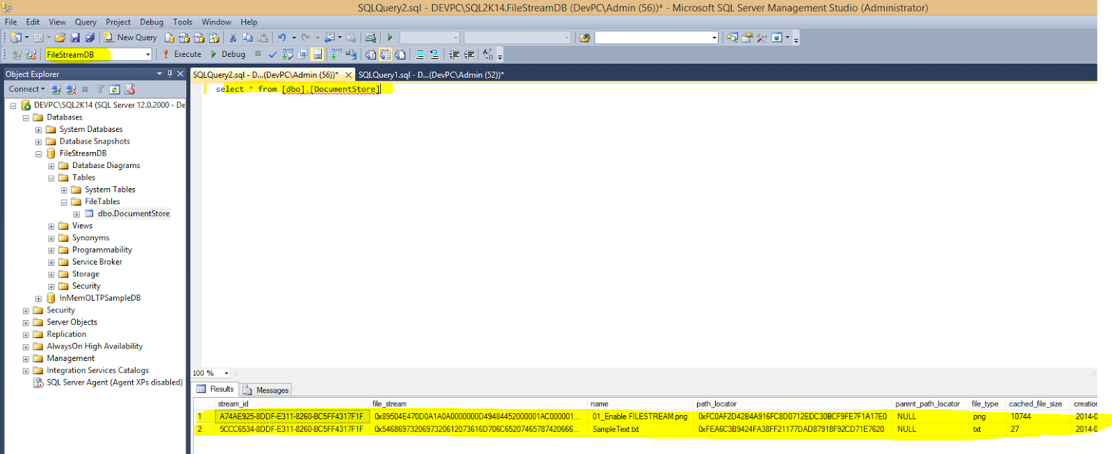 How To Import And Export Unstructured Data In Sql Server Using Filetables Sqlnethub