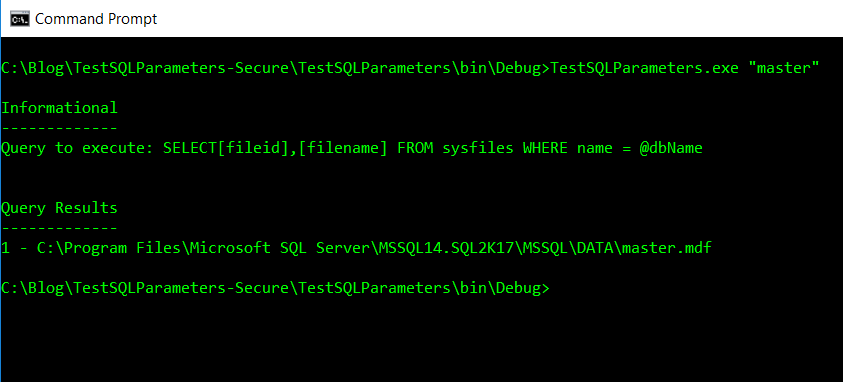 Using The C Sqlparameter Object For Writing More Secure Code Sqlnethub