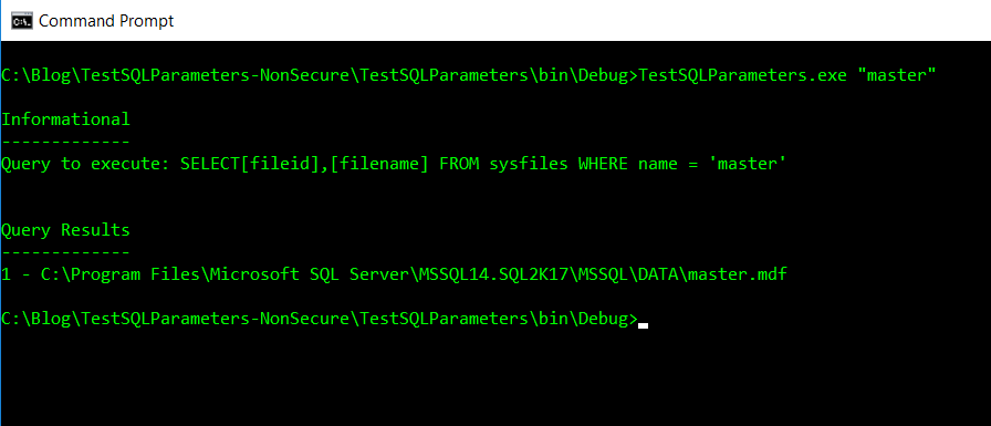Using The C Sqlparameter Object For Writing More Secure Code Sqlnethub
