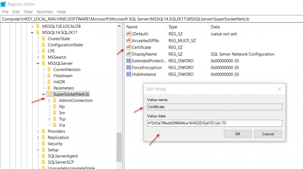 How To Enable Ssl Certificate Based Encryption On A Sql Server Failover Cluster Sqlnethub